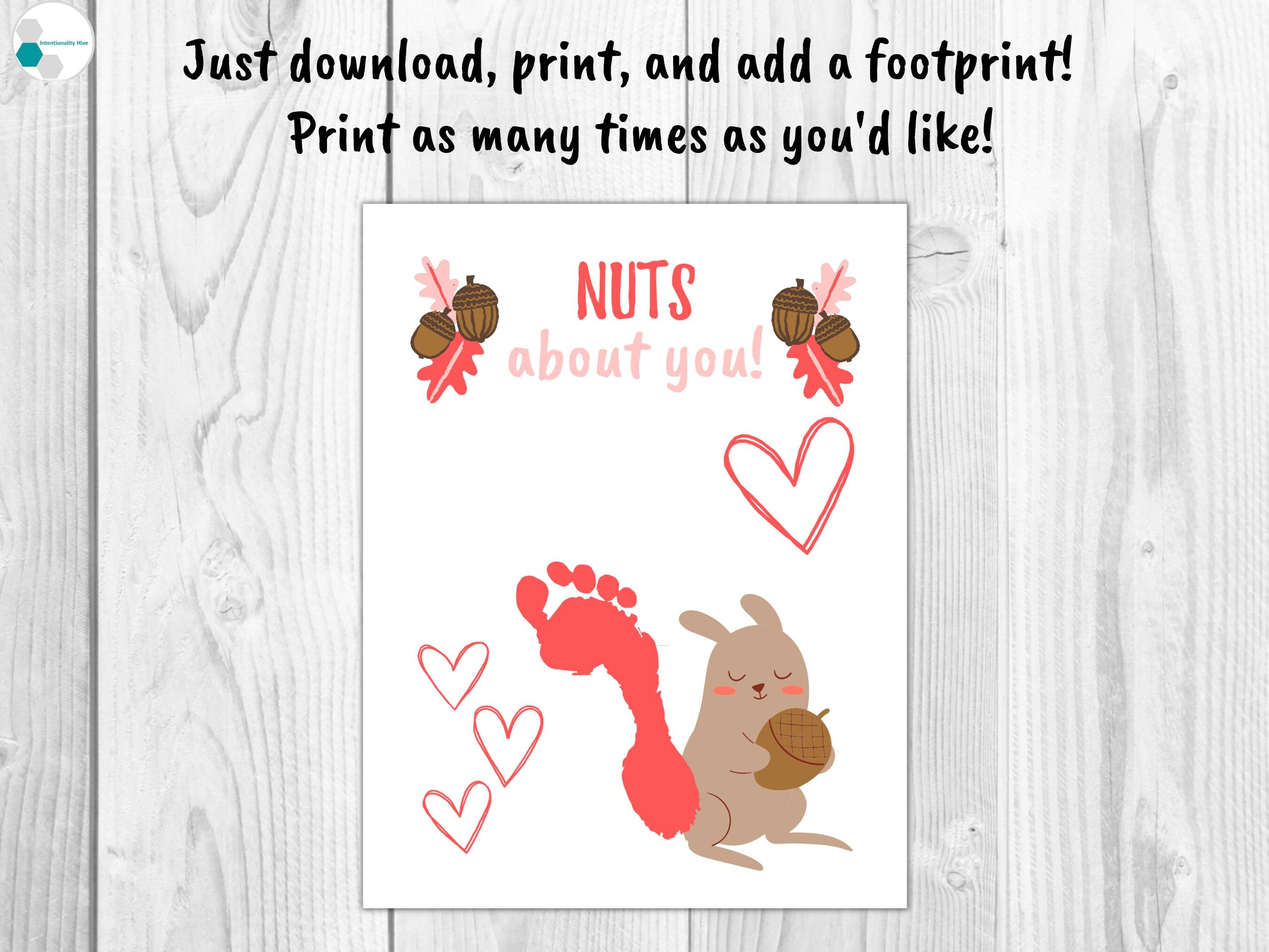 Grandparents Day Footprint Craft Printable for Toddlers / - Etsy
