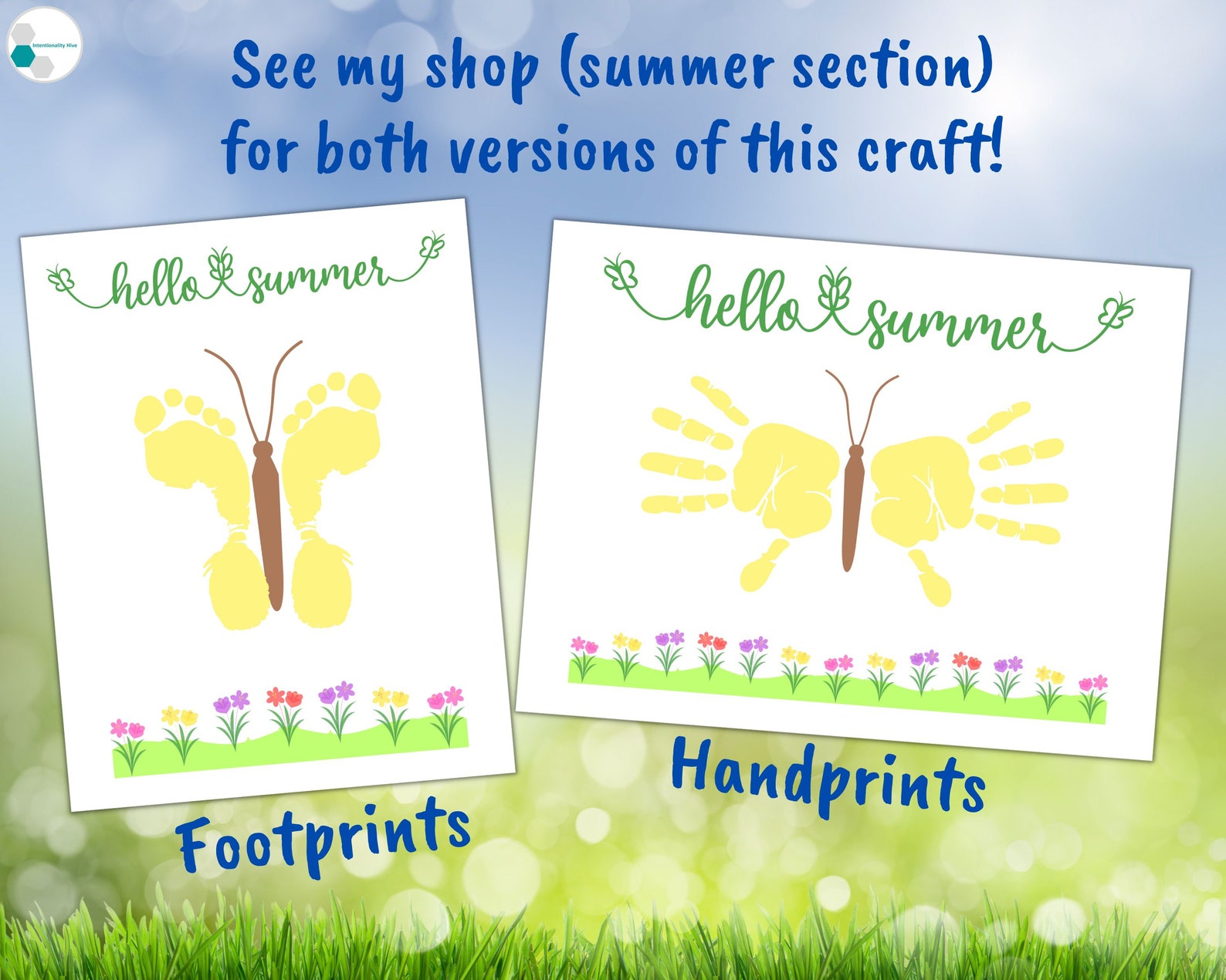 Butterfly Handprint Art | Printable Butterfly Craft | Preschool ...