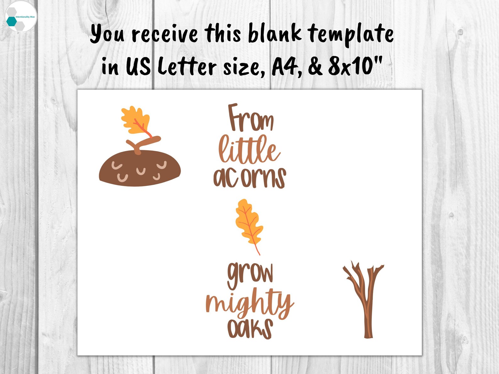 Acorn Handprint Art Craft, Fall Handprint Art, Fall Handprint Craft for ...
