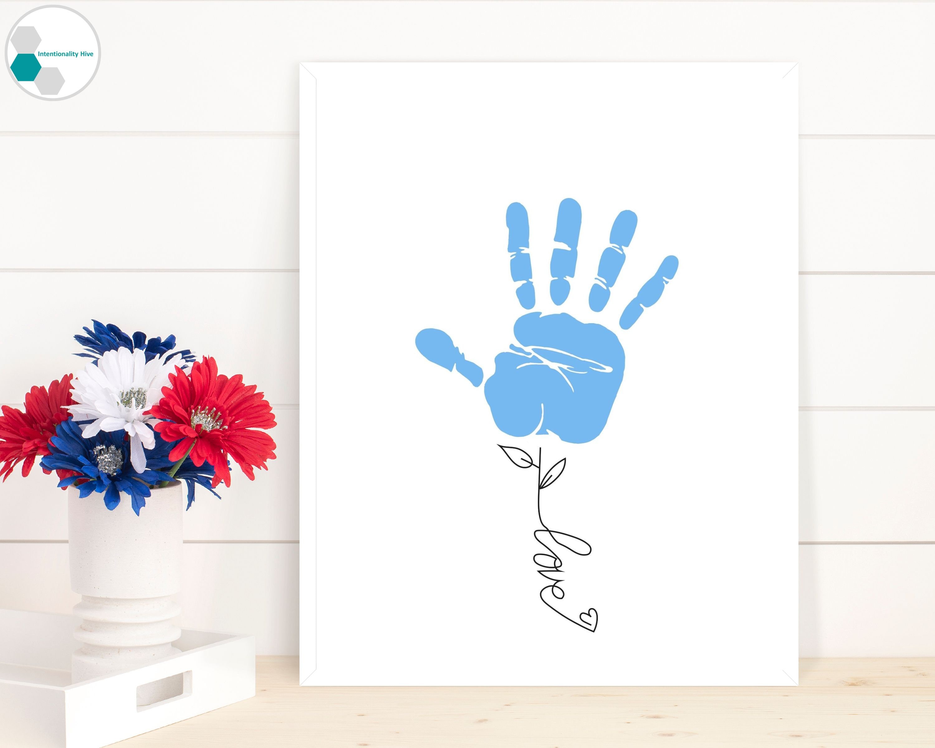 Grandparent Handprint Craft for Toddlers / Infant / Baby | Daycare ...