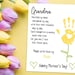 Grandma Mother's Day Handprint Art Poem, Grandma Handprint Mother's Day ...