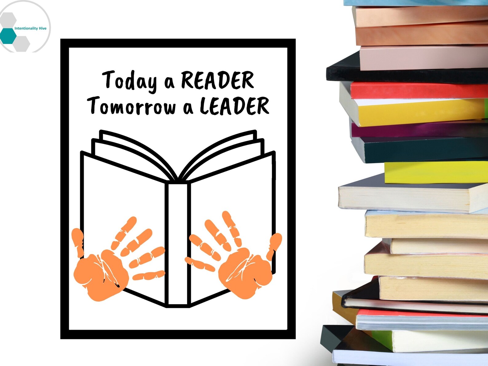 Today a Reader Handprint Art Back to School Handprint for - Etsy