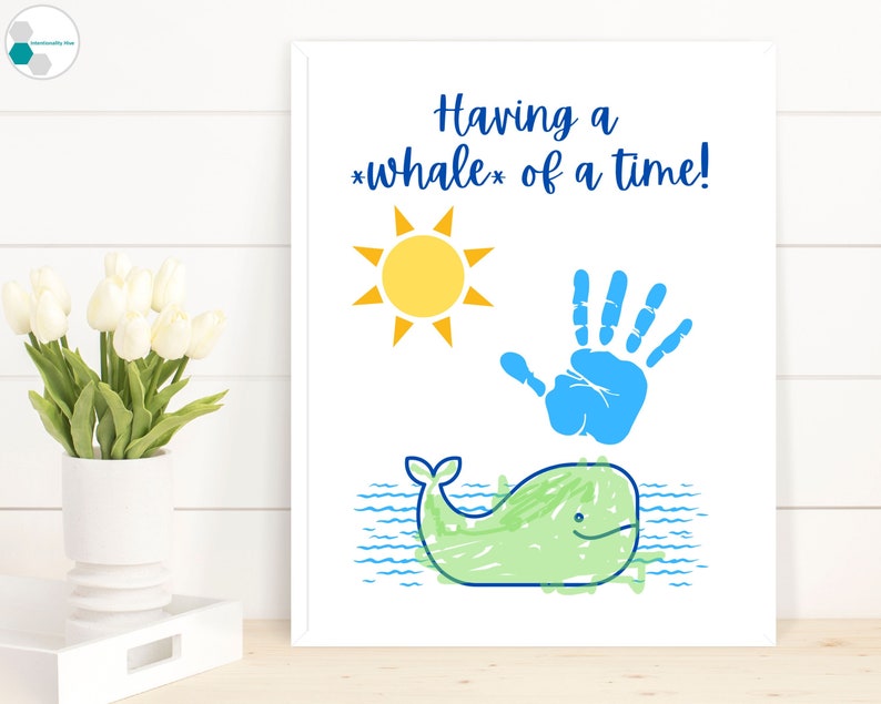 Summer Handprint Art | Printable Summer Craft for Toddlers, Infants ...