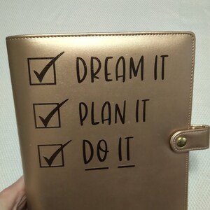 Dream It, Plan It, Do It Journal - Etsy