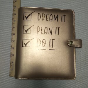 Dream It, Plan It, Do It Journal - Etsy