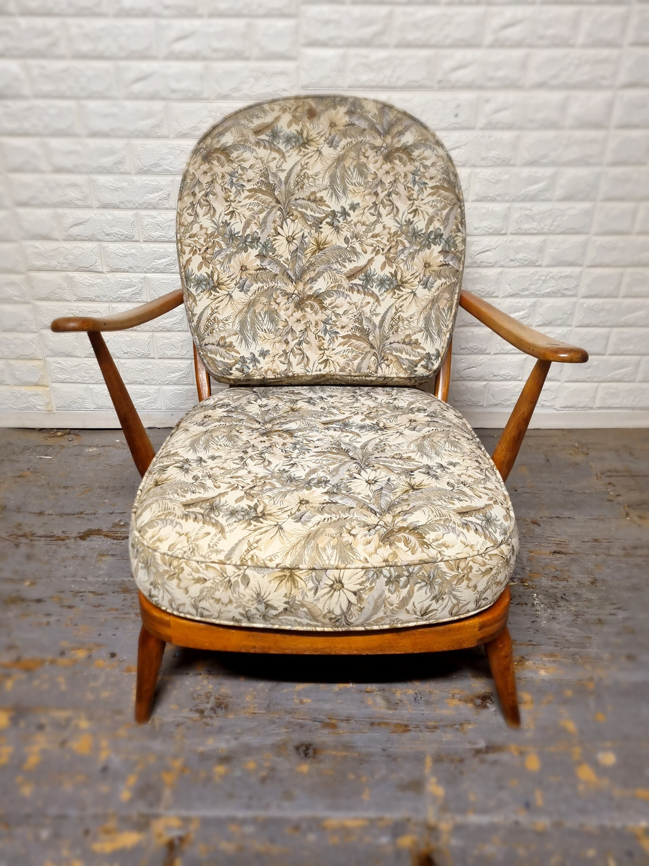 Ercol Blue Label Model 203 Blonde Armchair. - Etsy UK