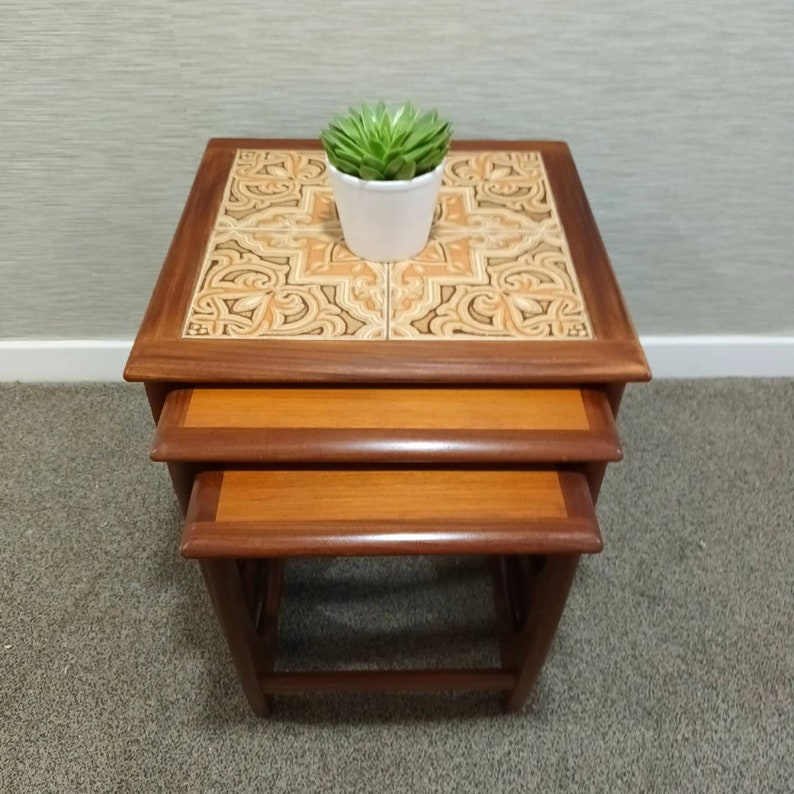 G Plan Astro Tiled Nest of Tables - Etsy UK