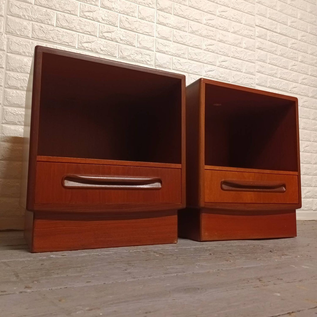 Pair of G Plan Fresco Bedside Tables. - Etsy