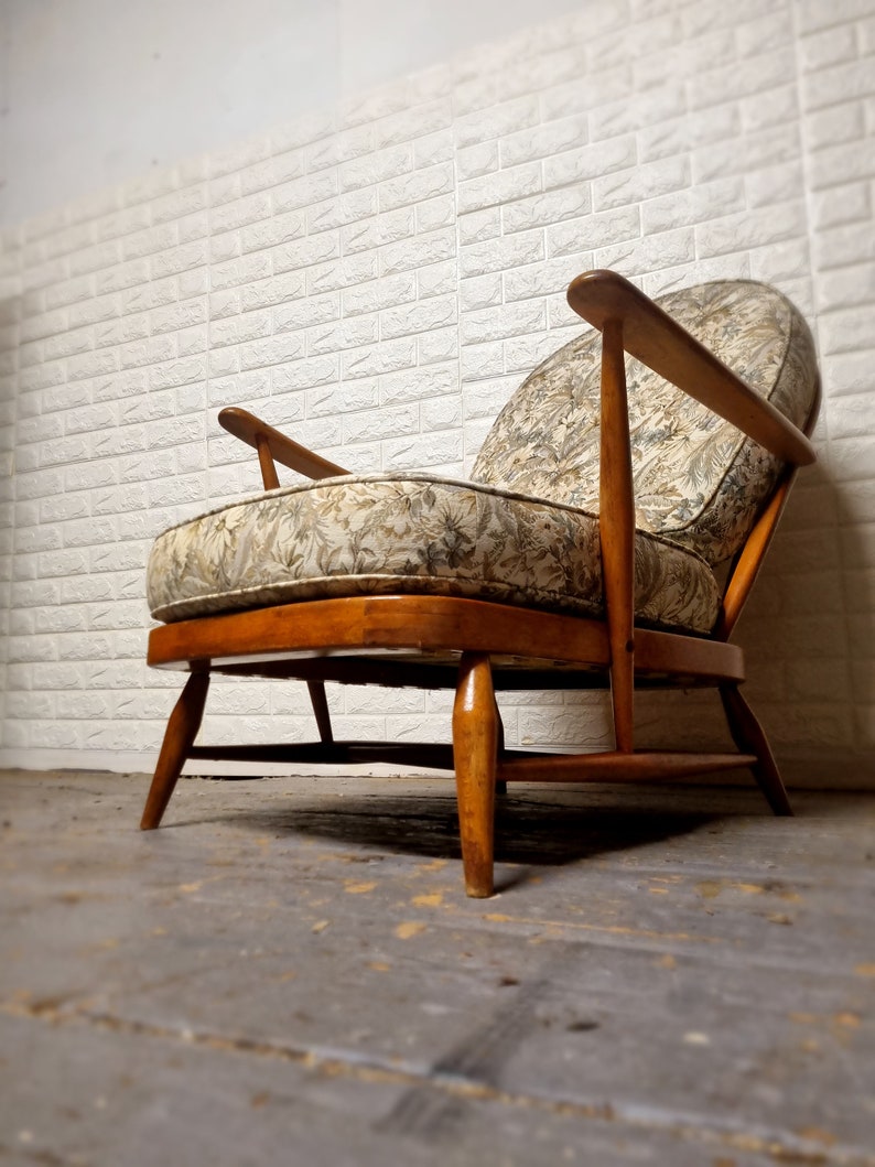 Ercol Blue Label Model 203 Blonde Armchair. - Etsy UK