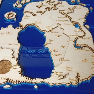 Asheron's Call Topographic Map of Dereth - Etsy Ireland