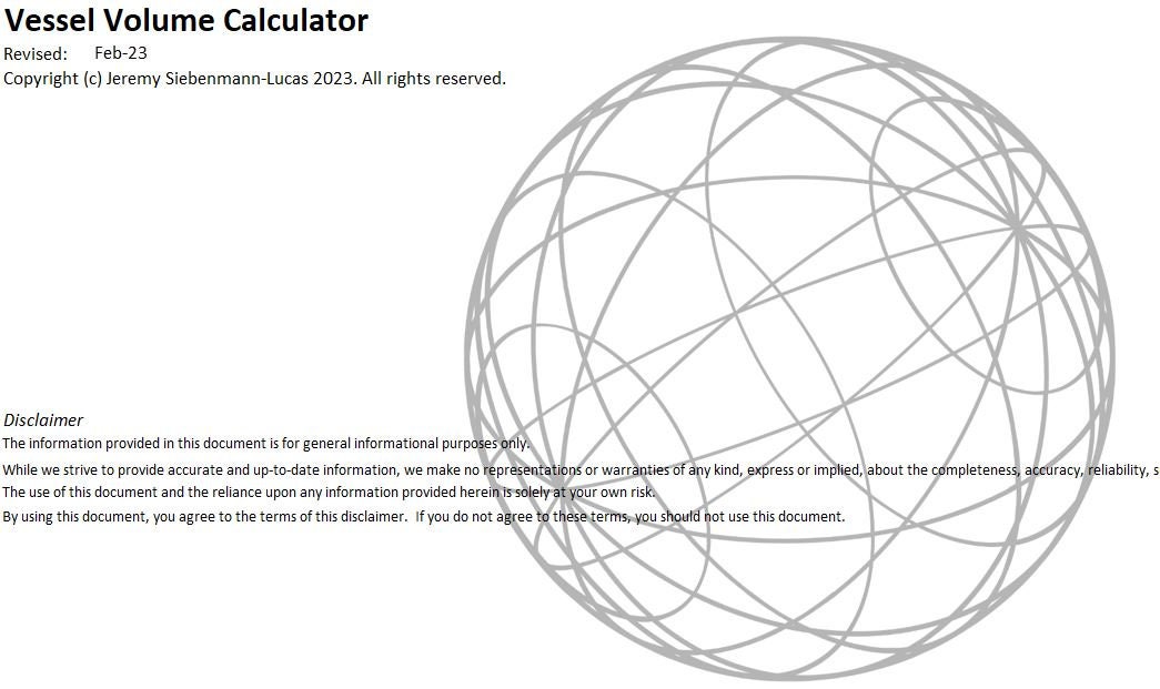 Vessel Volume Calculator - Horizontal Vessels, Vertical Vessels, and ...