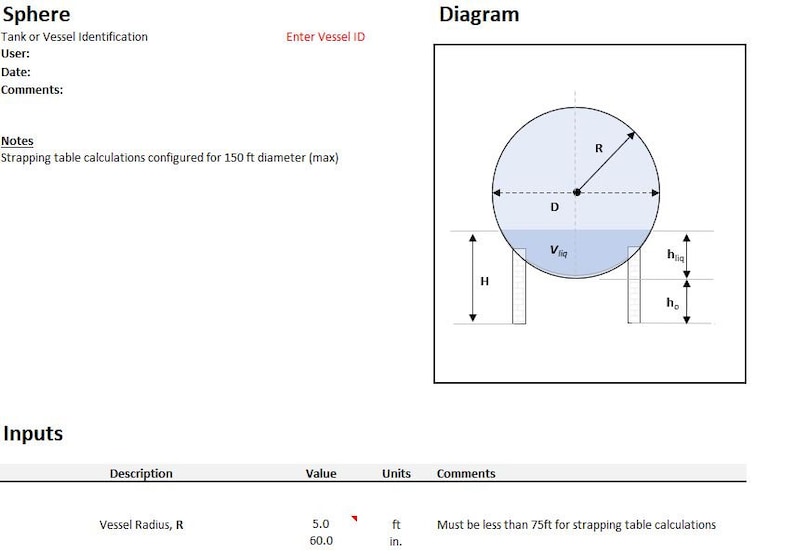 Vessel Volume Calculator - Horizontal Vessels, Vertical Vessels, and ...