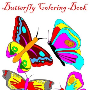 Butterfly Coloring Book - Etsy
