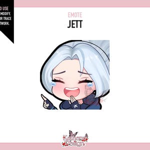 Valorant Jett Laughing Emote for Twitch and Discord - Etsy