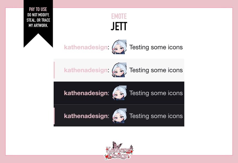 Valorant Jett Finger Hearts Emote for Twitch and Discord - Etsy