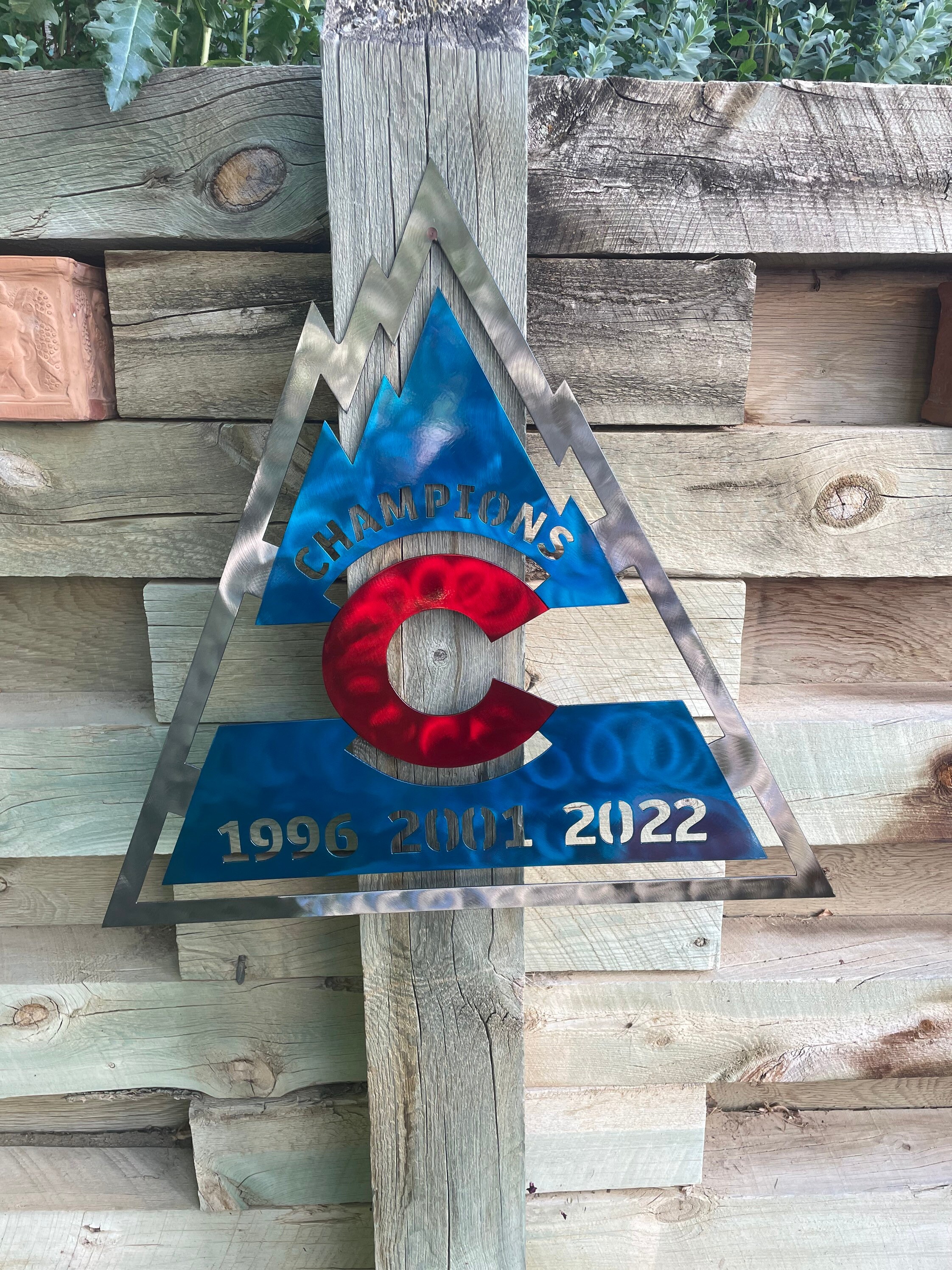 Old School Avs Sign / Stanley Cup Champions 1996 2001 2022/ - Etsy