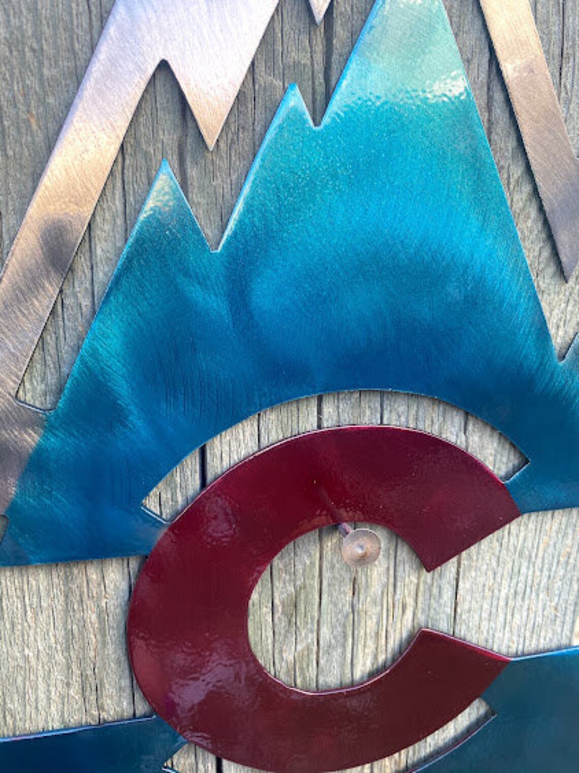 Colorado Old School Triangle / Colorado Avalanche / Home Decor - Etsy