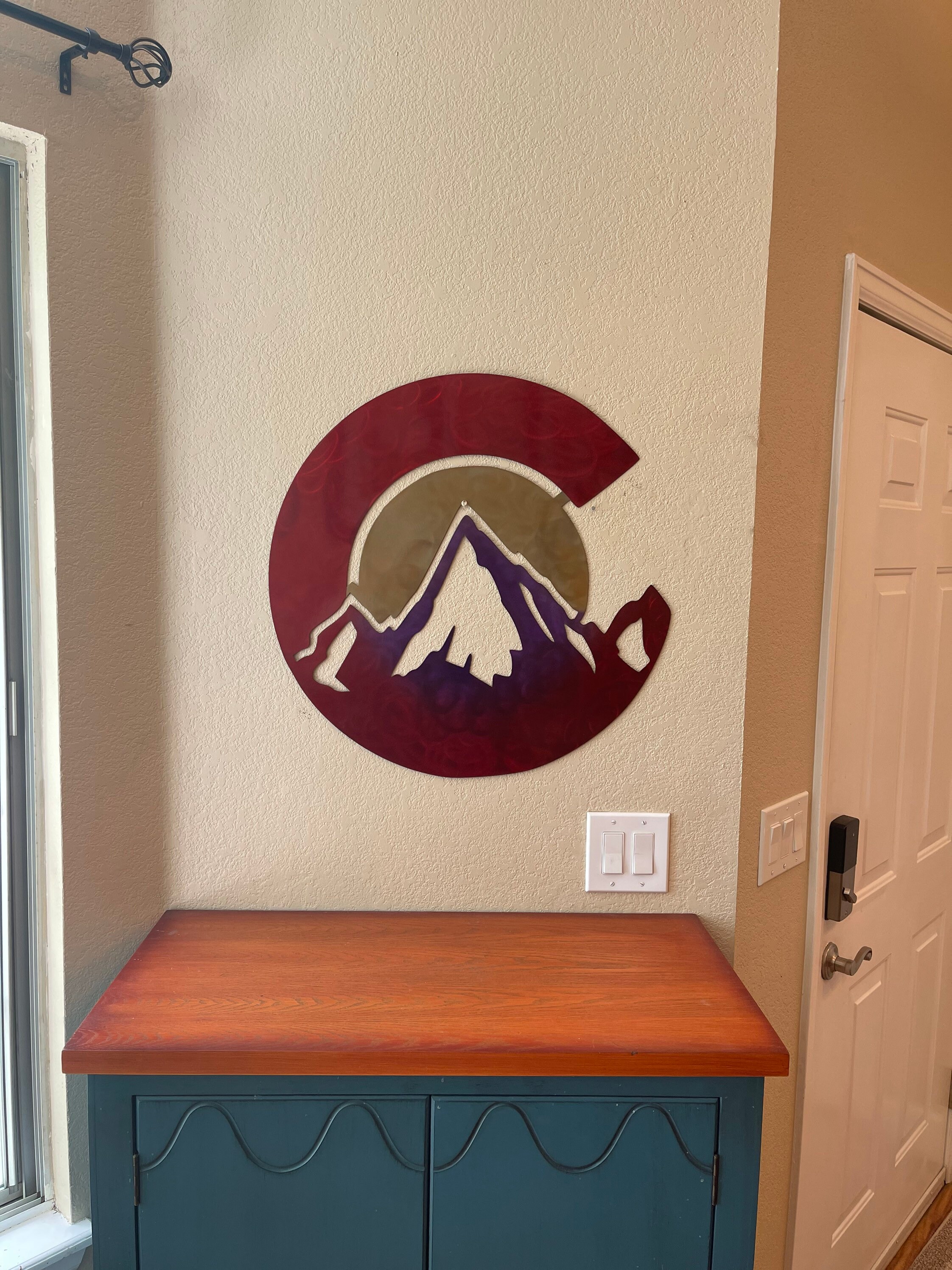 Colorado New School Sign / Metal Art / Home Decor / Colorado Native - Etsy
