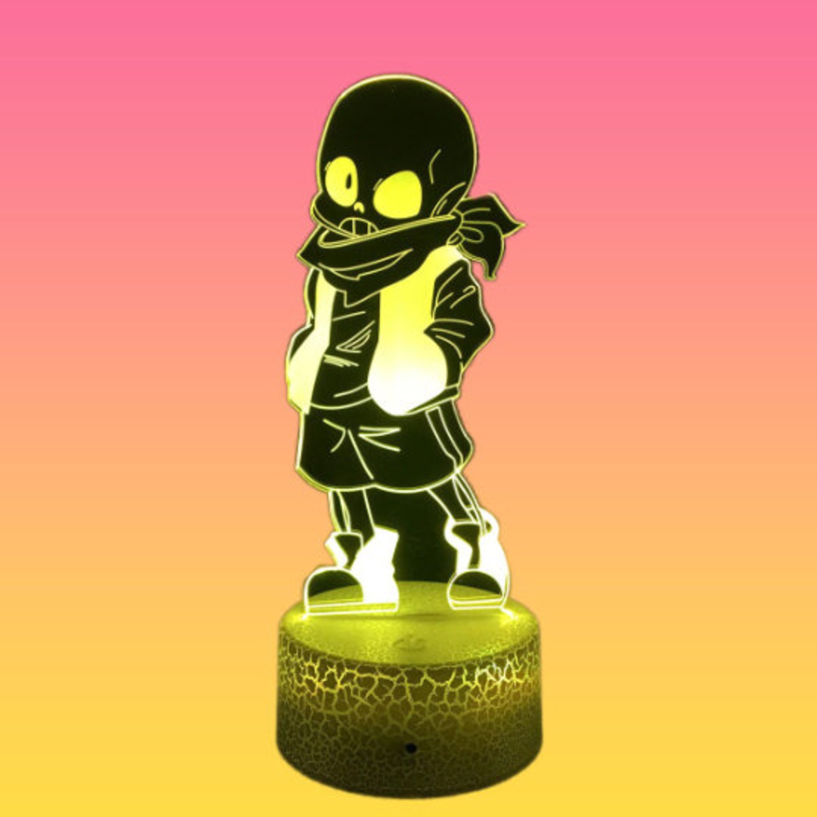 3D Undertale Nightmare Sans Desk Lamp 3D Led Anime Lamp Led | Etsy