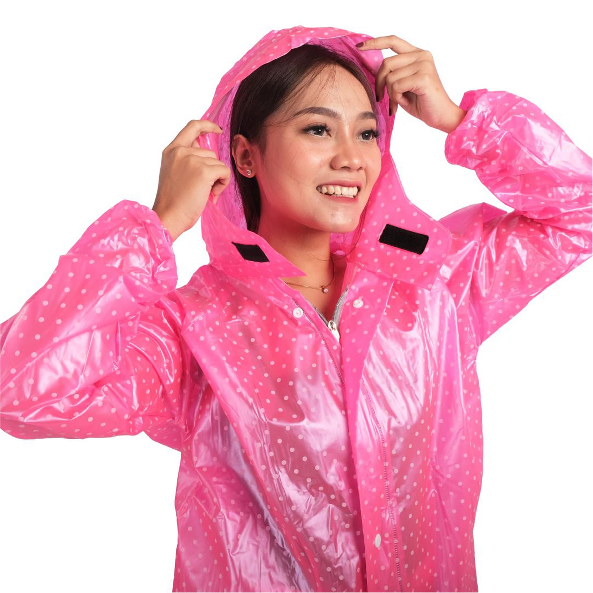 Raincoat Jacket and Pants With Zipper and Hood PVC Rainsuit Material ...