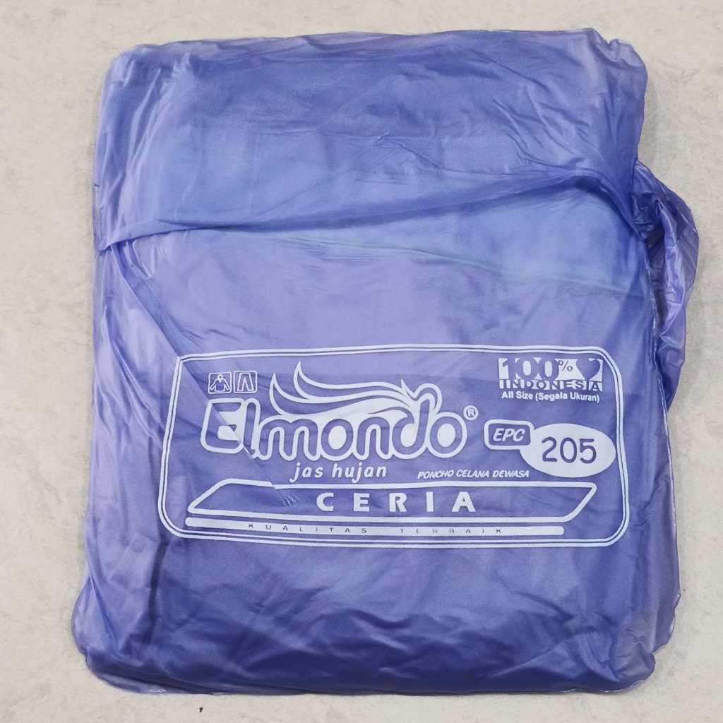 Adult Poncho Raincoat With Trouser Sleeves, No Zipper, Elastic at the ...