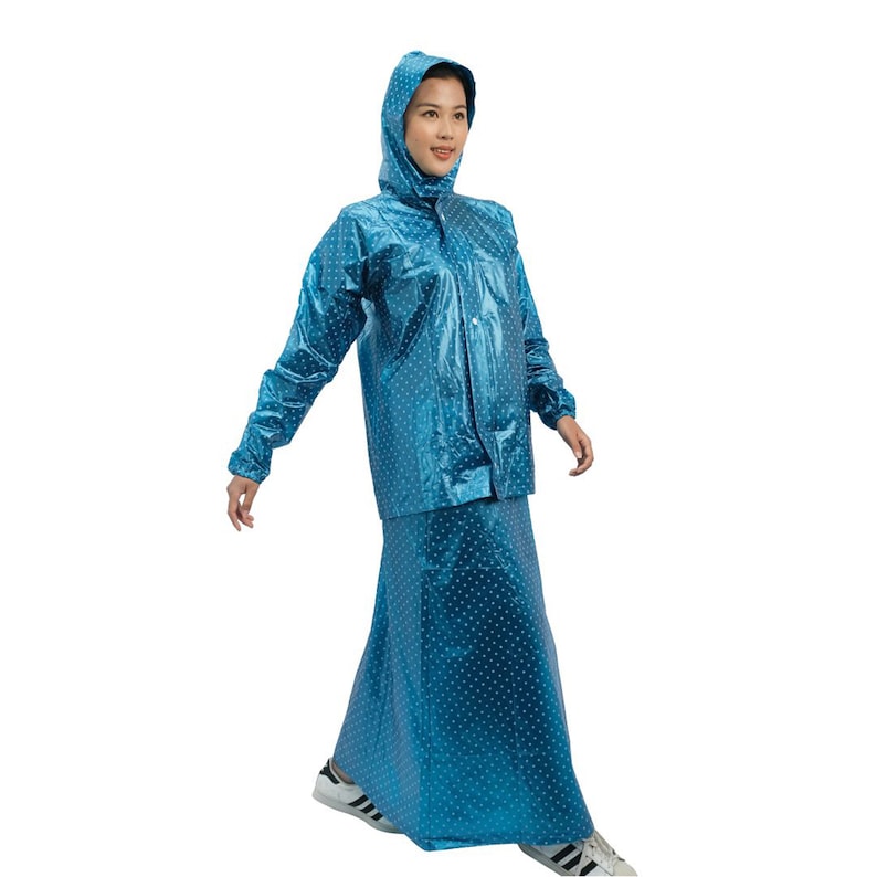 Raincoat Jacket and Dress With Zipper,neck Strap,scothligth, and Hood ...