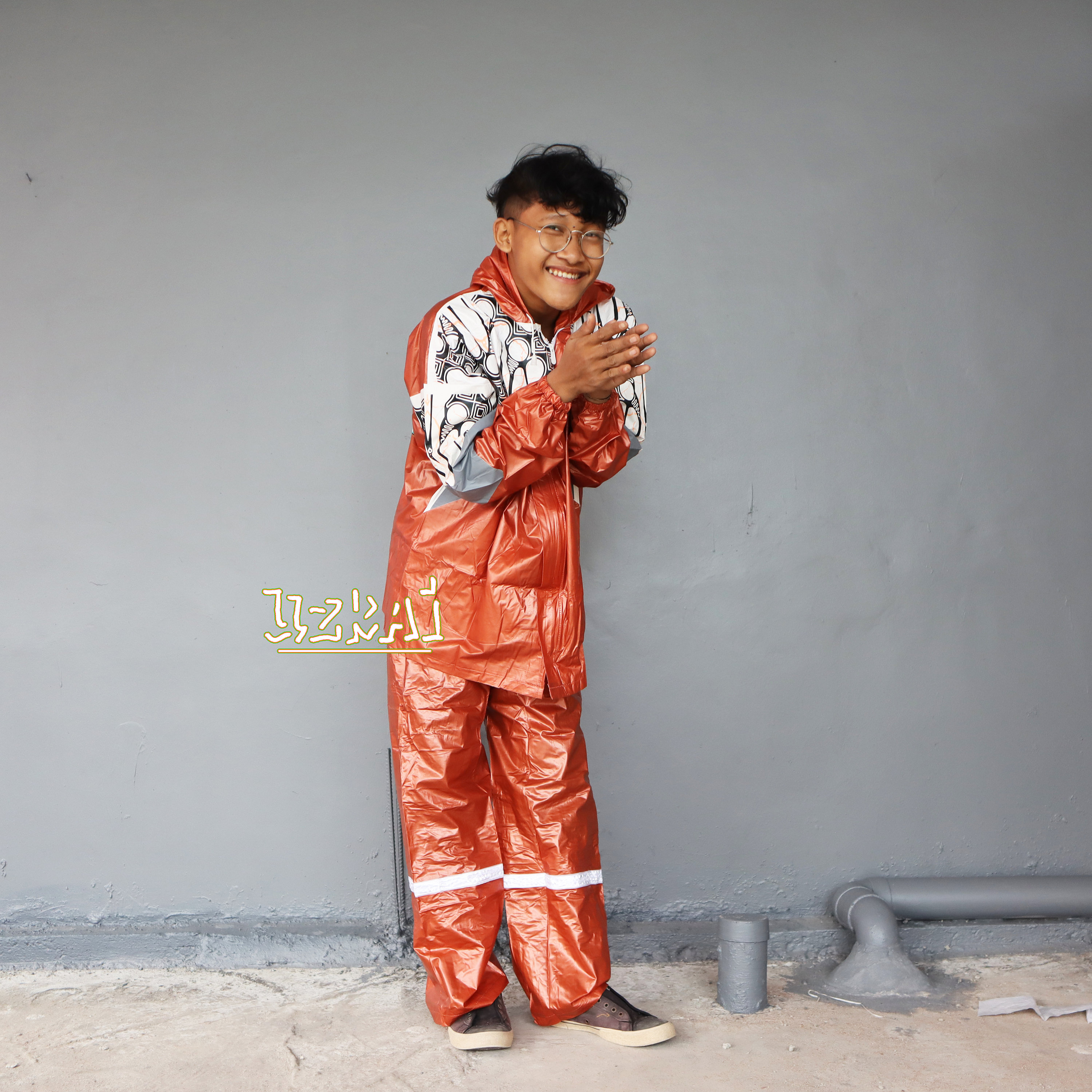 Indonesian Batik Model Raincoat Jacket and Pants Complete With Hood ...