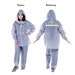 Raincoat Jacket and Pants With Zipper and Hood PVC Rainsuit Material ...