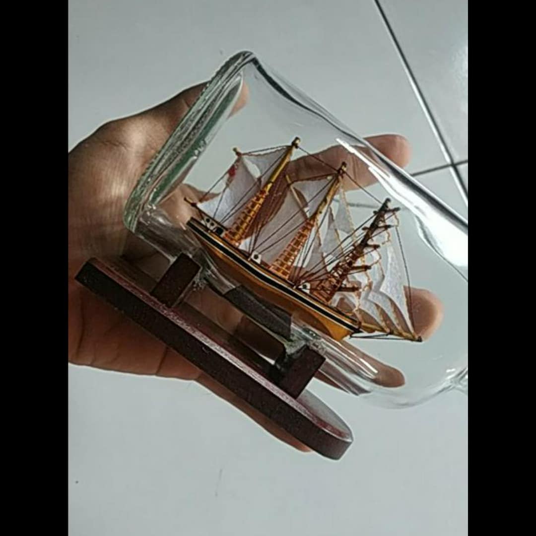 Miniature Collections Wooden Phinisi Sailing Ship Handmade Replica ...