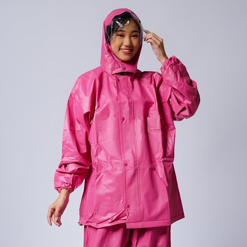 Raincoat Complete With Jacket and Trousers AXIO, Made of Rubber With ...