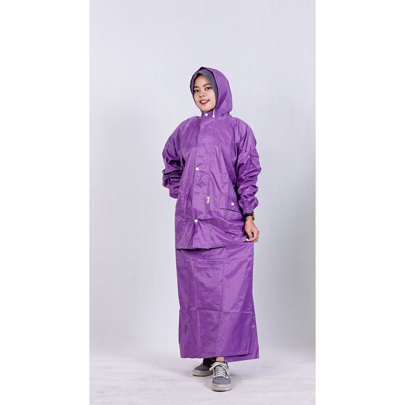 Raincoat Jacket and Dress With Zipper,neck Strap,scothligth, and Hood ...