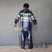 Raincoat Jacket and Pants With Zipper and Hood PVC Rainsuit Material ...