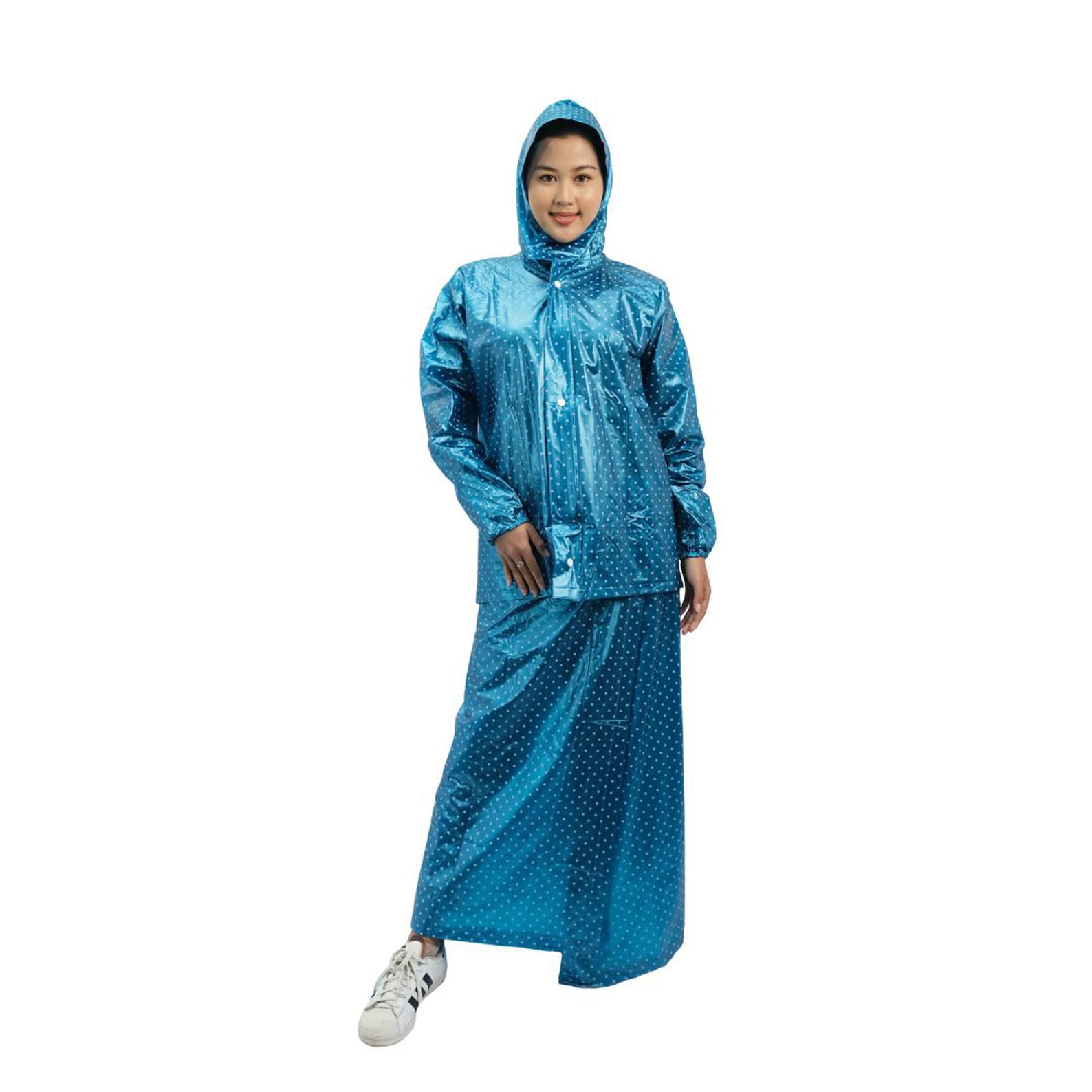 Raincoat Jacket and Dress With Zipper,neck Strap,scothligth, and Hood ...