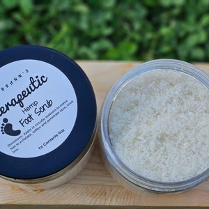 Foot Scrub, Foot Care, Pedicure,feet Exfoliation, Hemp Sativa ...