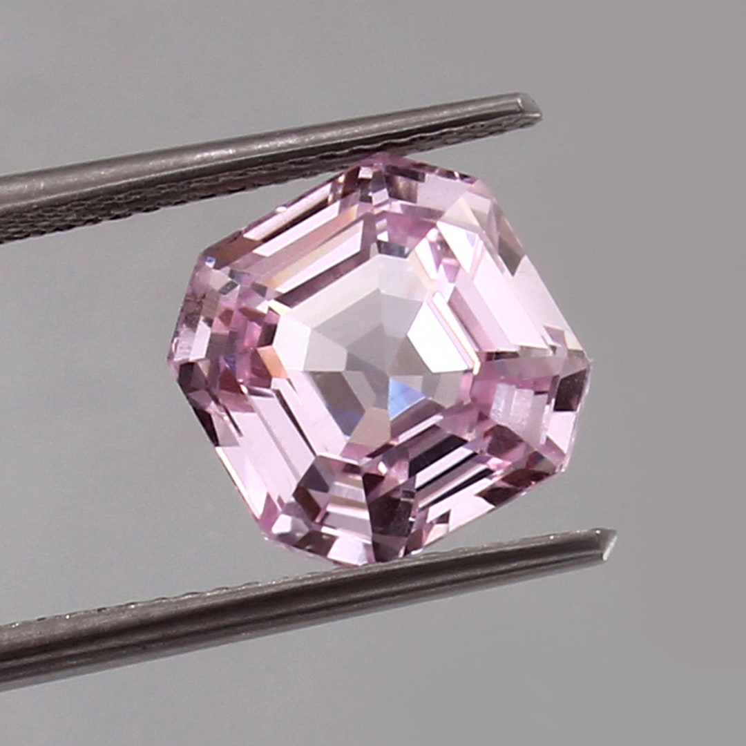 AAA Top Quality Pink Morganite Asscher Brilliant Cut,excellent Prime ...