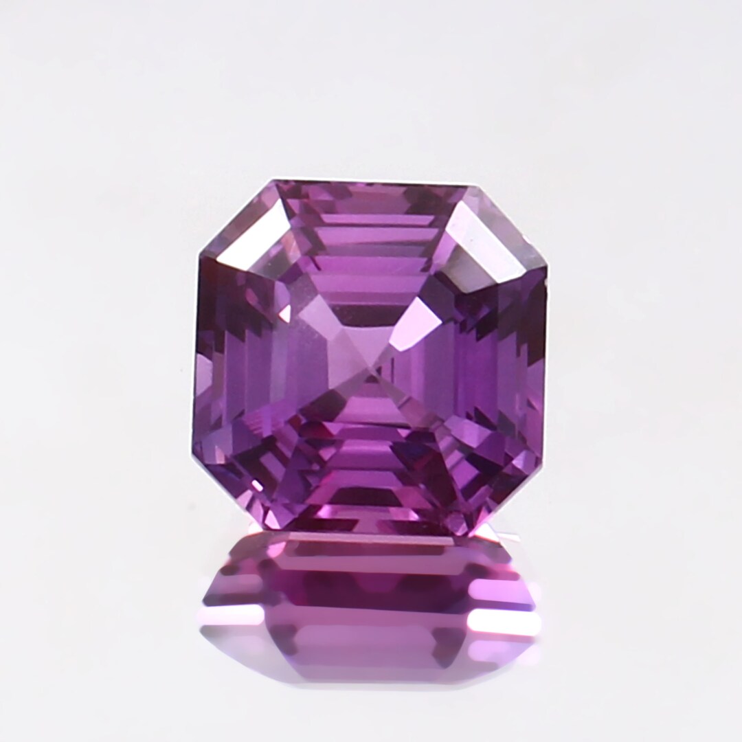 AAA 10x10 MM Top Grade Purple Pink Ceylon Taaffeite Sapphire Asscher ...