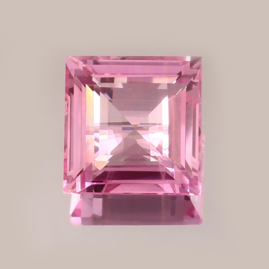 AAA Pink Morganite Pair12x12mm Square Cut Gemstones, Ceylon Origin - Etsy