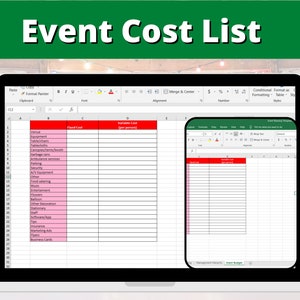 Event Planning Template , Event Mapping and Event Budget Planning in ...