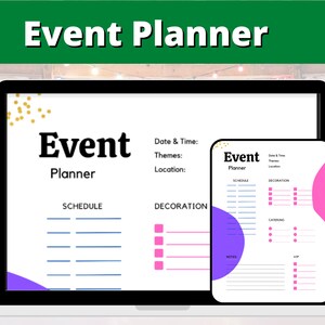 Event Planning Template , Event Mapping and Event Budget Planning in ...