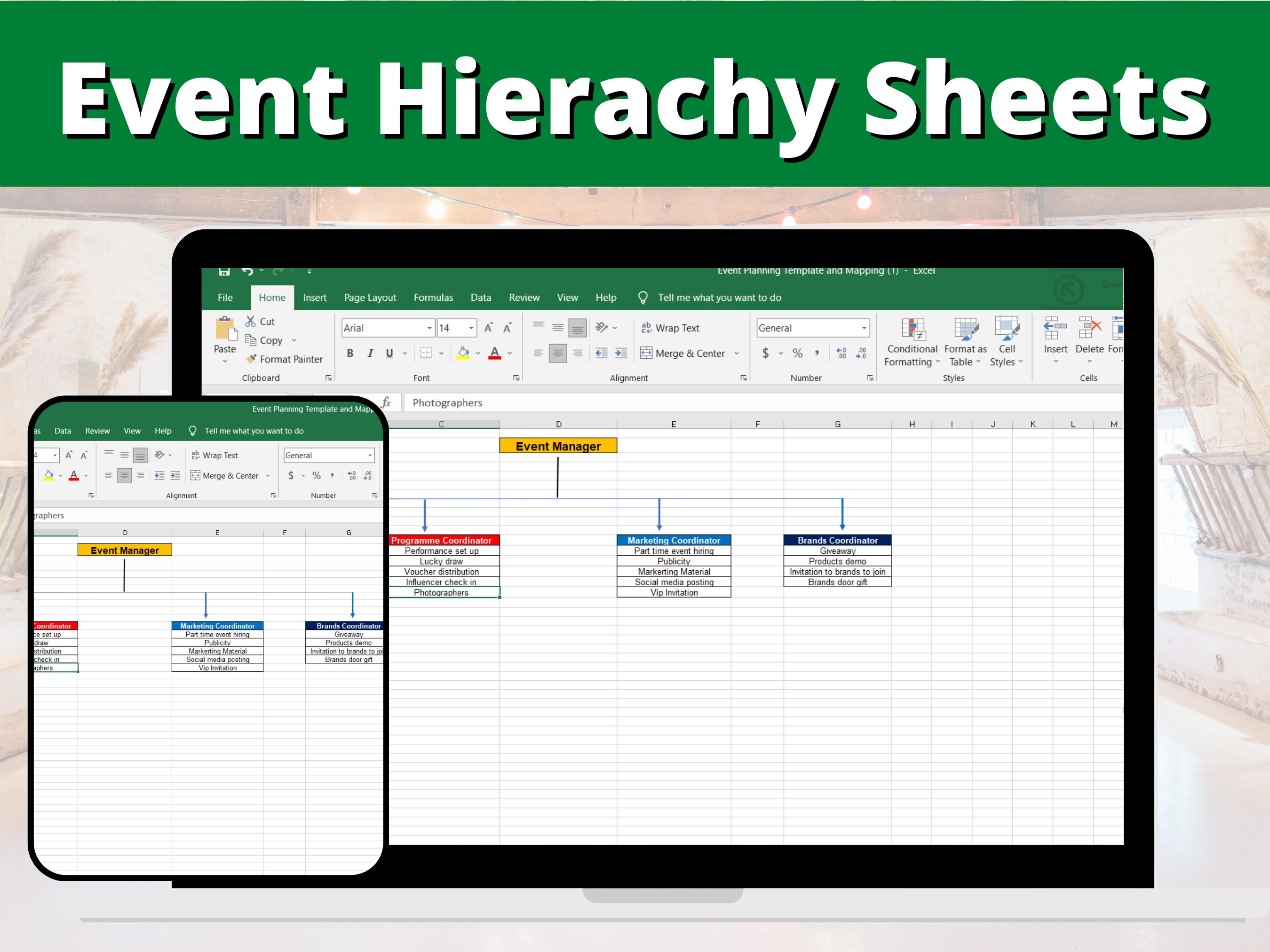 Event Planning Template , Event Mapping and Event Budget Planning in ...