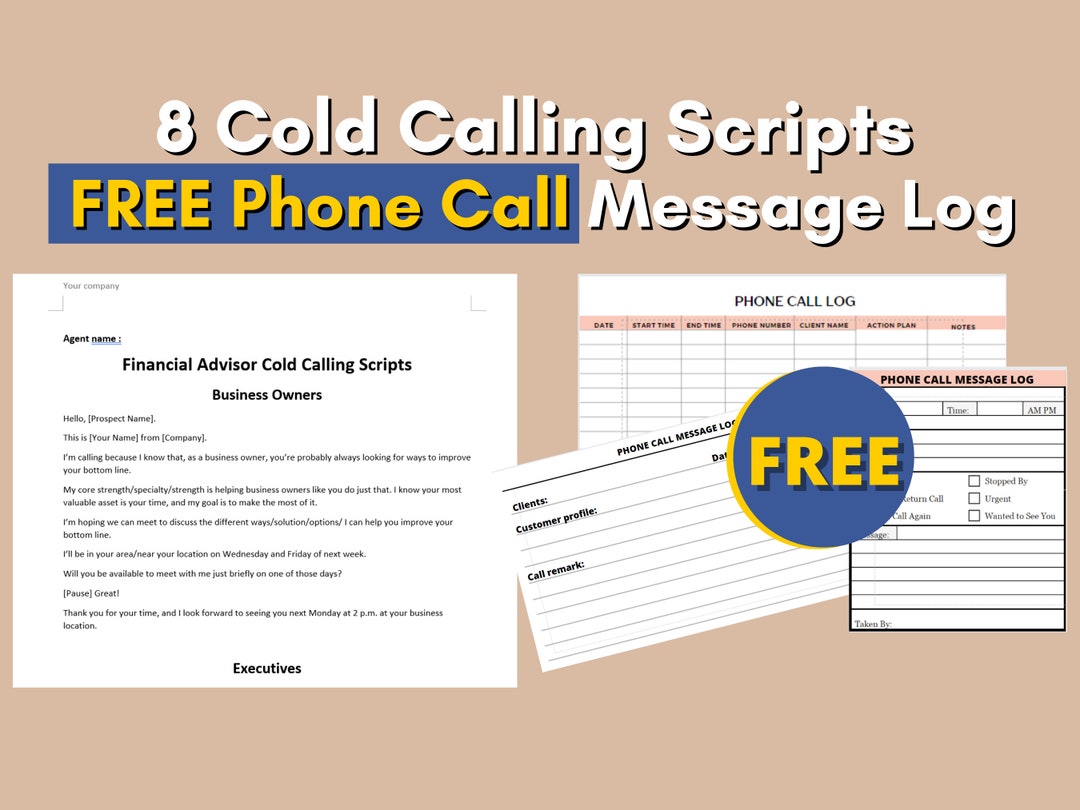 High Conversion 8 Cold Calling Script for Financial Advisor ...