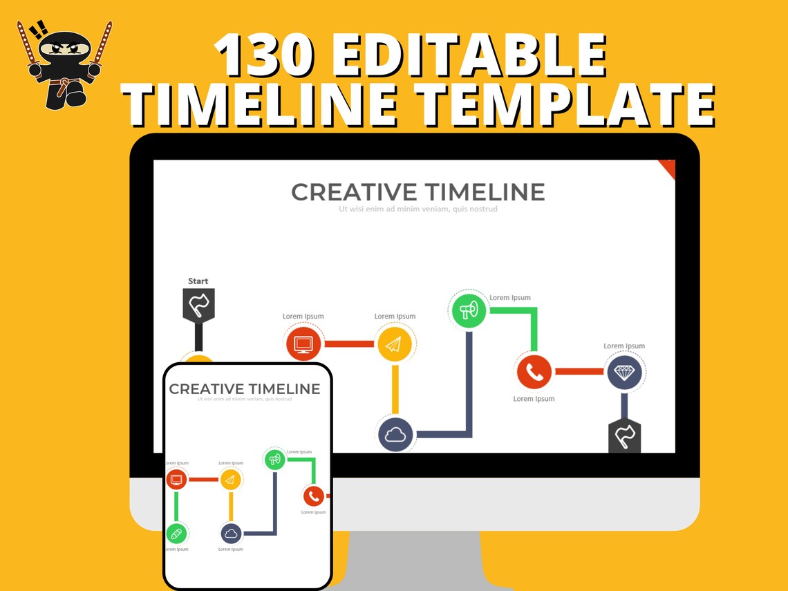 130+ Fully Editable Timeline Powerpoint Project Template L Light and ...