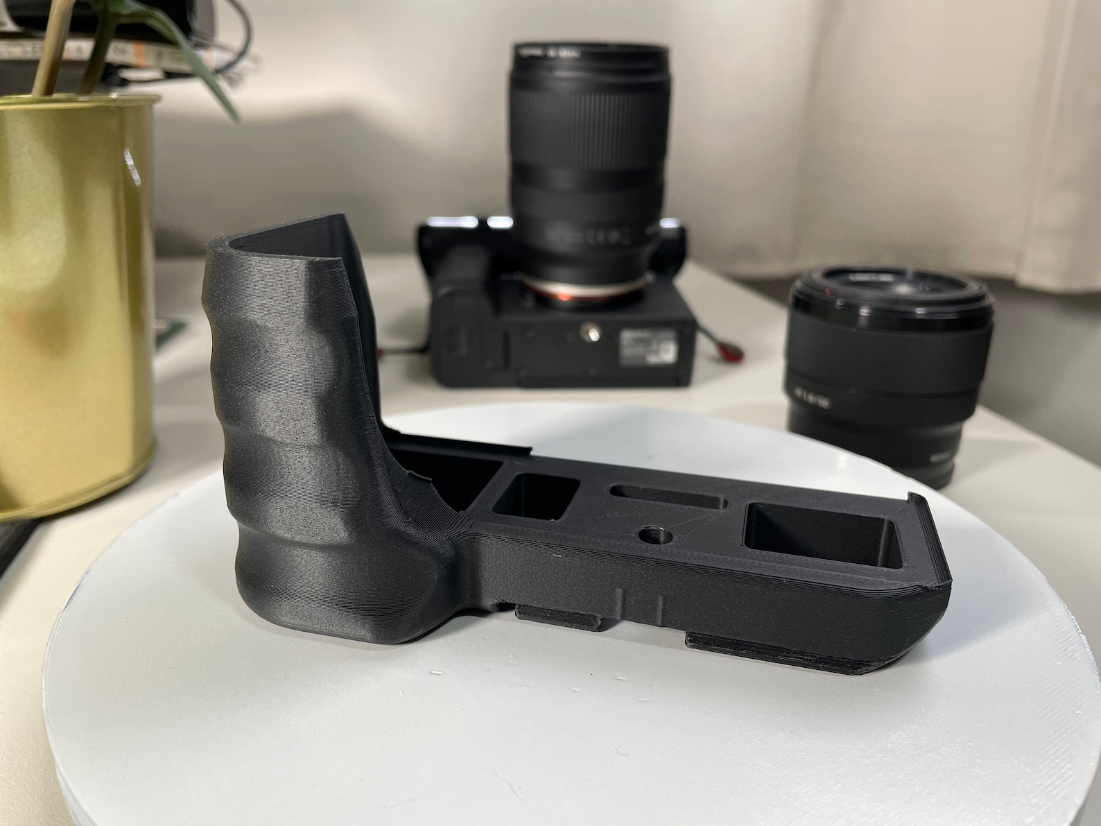 Custom Sony A7C Camera Grip With Tripod Mount, Extremely Light, Custom ...