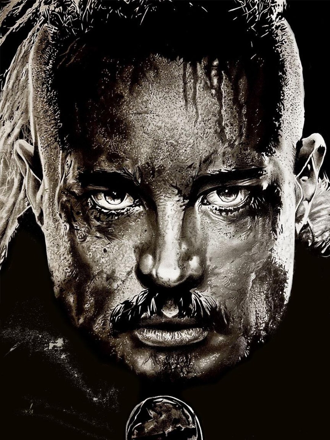 Limited Print Taken From My Original Graphite Drawing of Uhtred ...