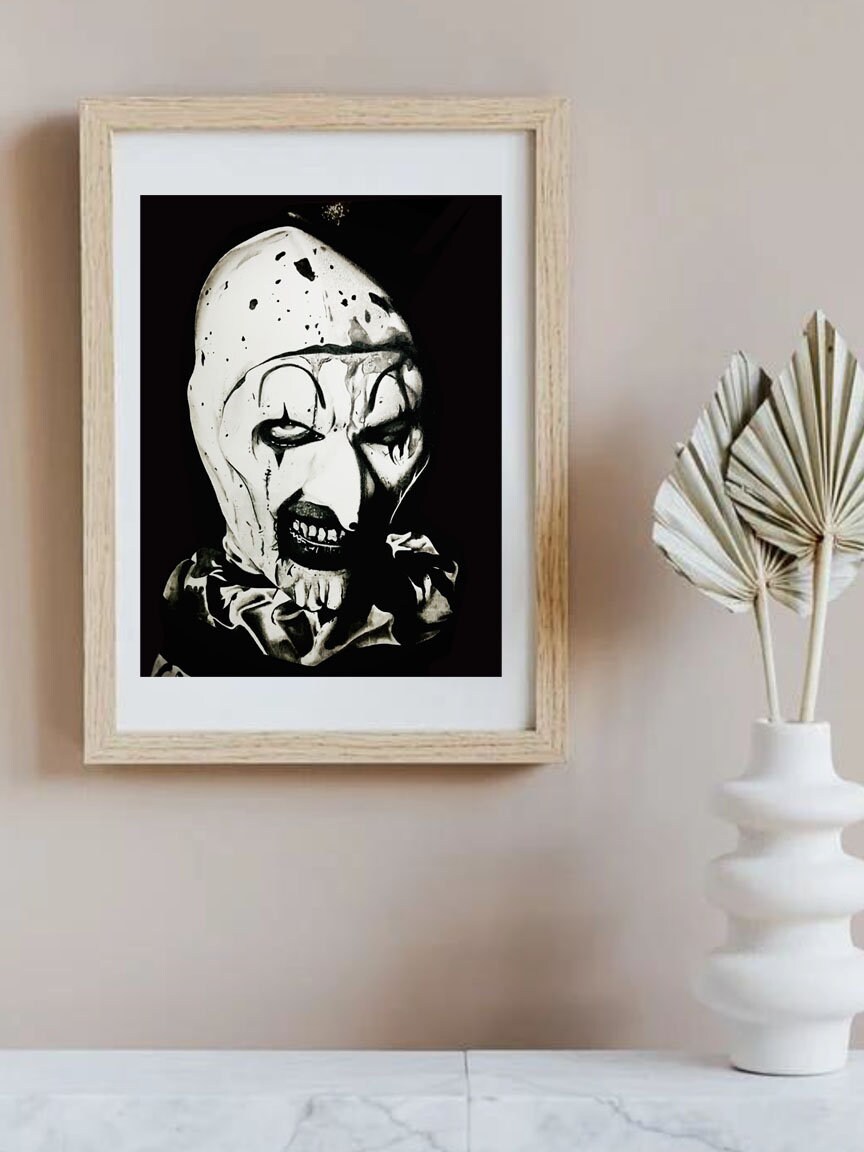 A3 Printed Portrait of Art the Clown Terrifier - Etsy UK