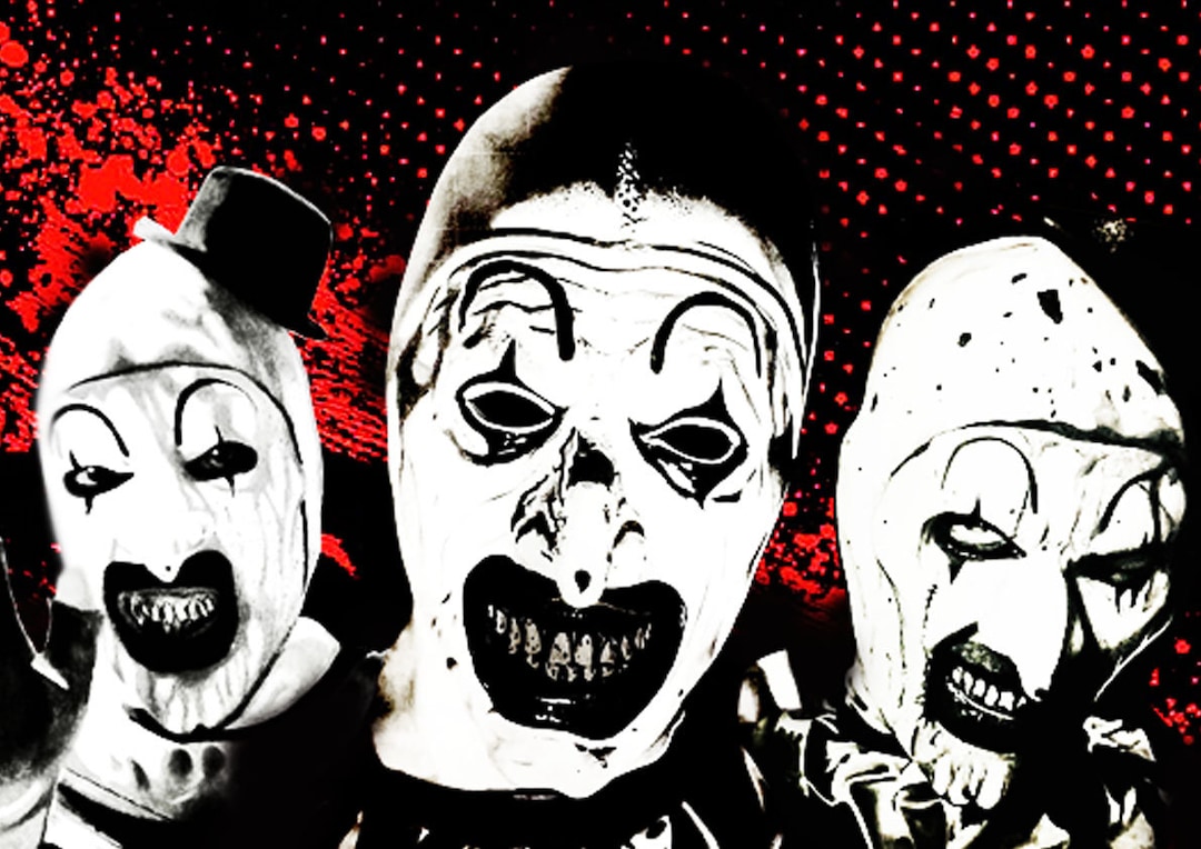 A3 Printed Drawing of Art of Clown Terrifier - Etsy