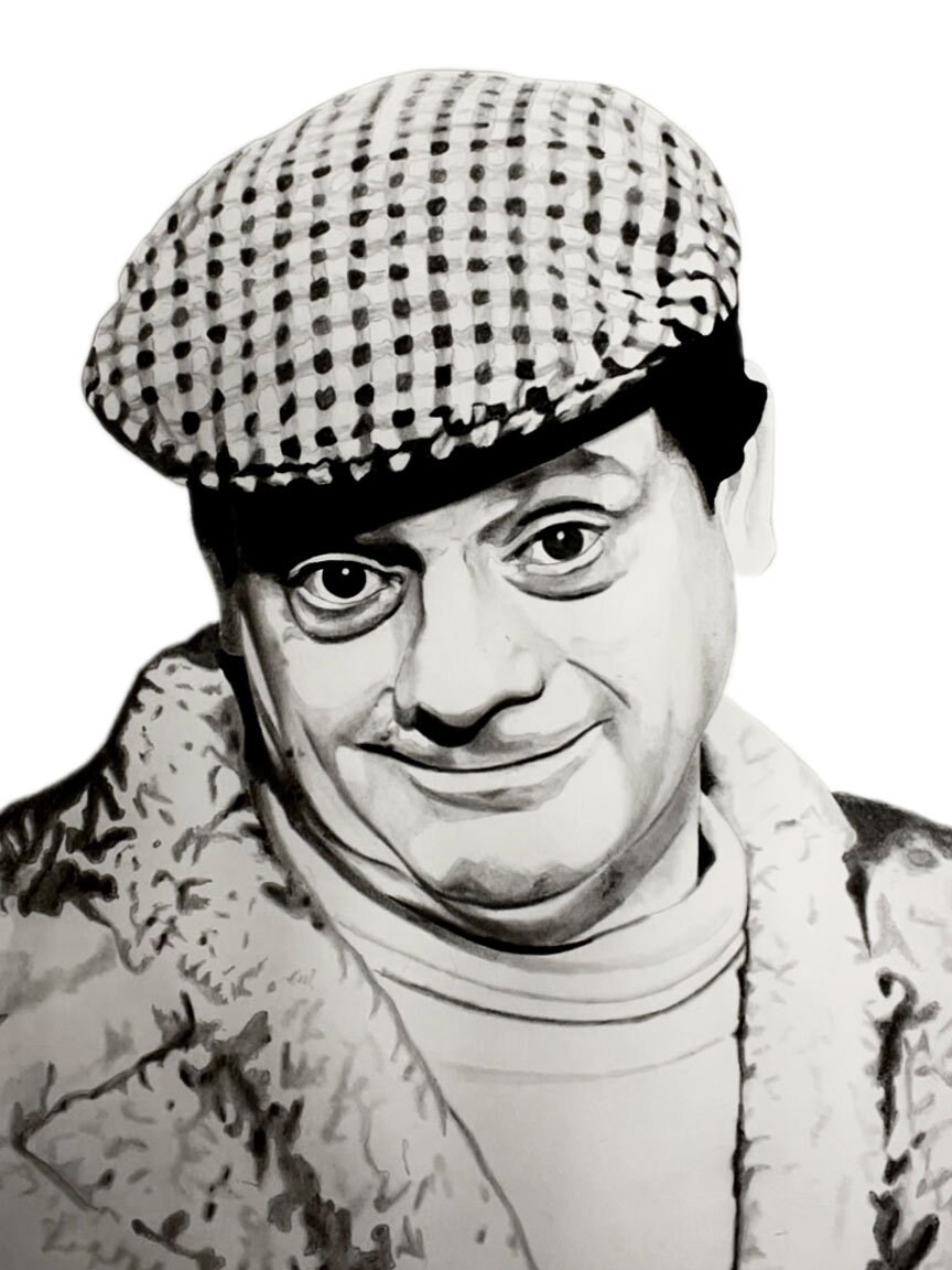 Limited Print Taken From My Original Graphite Drawing of Del Boy Only ...