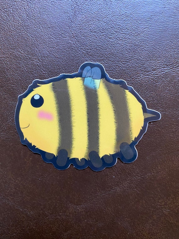 Fat Bee Sticker | Etsy