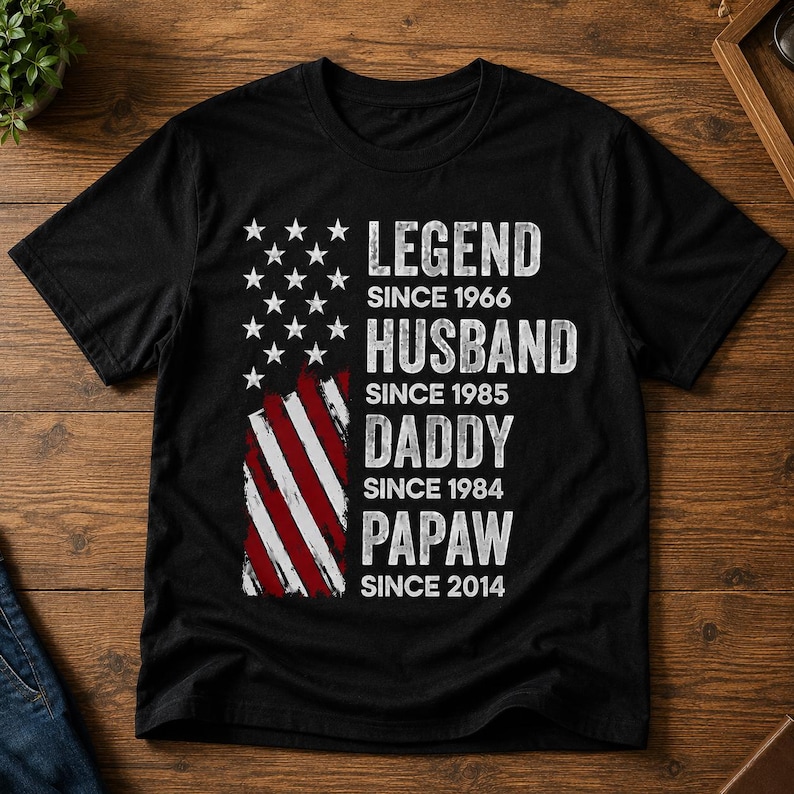 Personalized Legend Husband Daddy Papaw T-shirt, Custom Father's Day ...