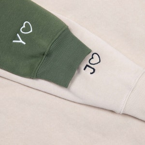 Custom Embroidered Couple Matching Sweatshirt, Anniversary Date Couples ...